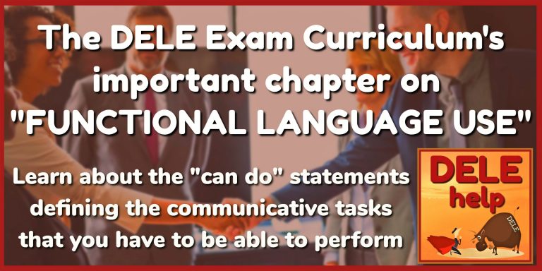 DELE functional language use key component of curriculum